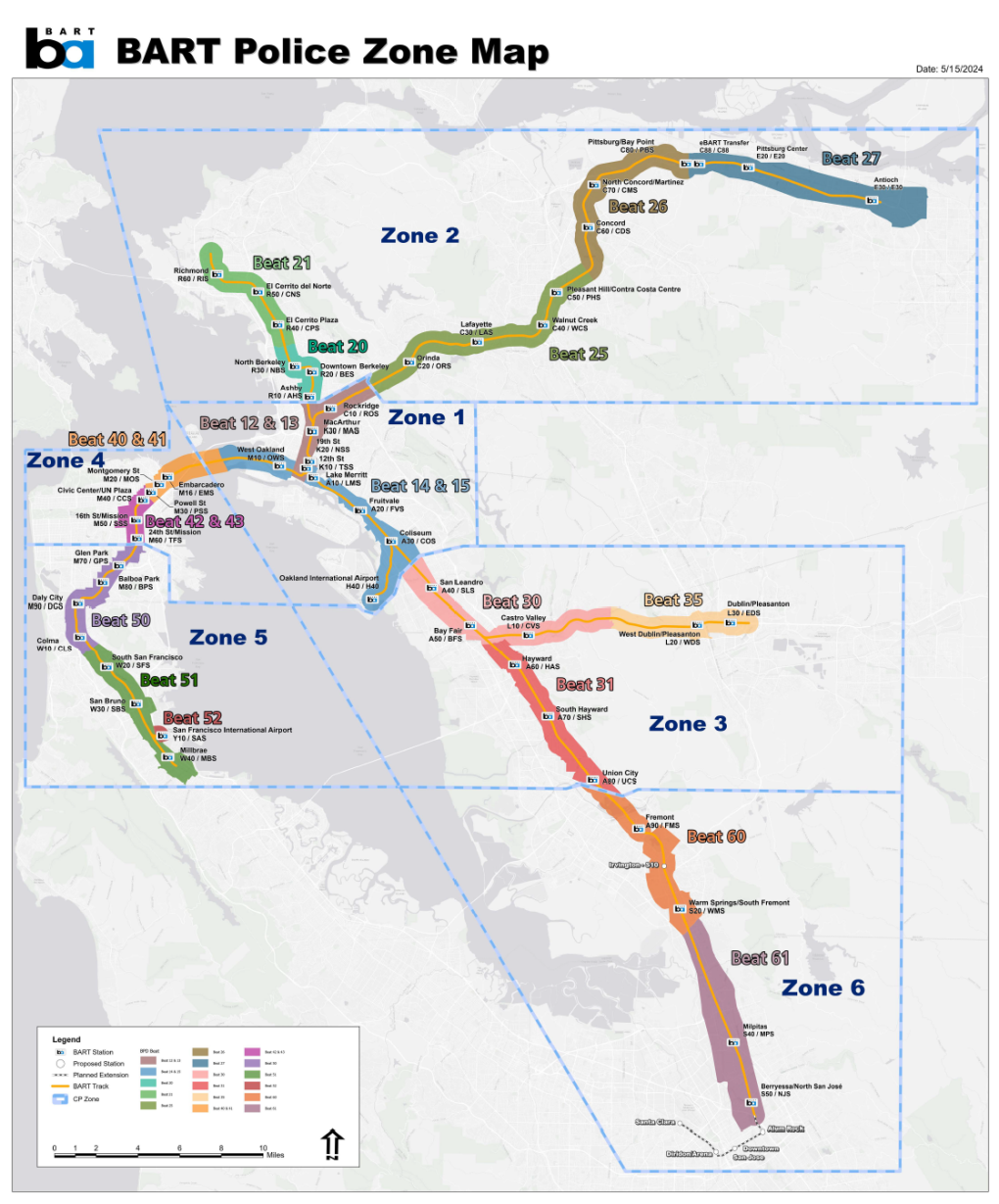 Know Your Zone | Bay Area Rapid Transit
